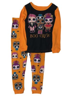 LOL Surprise Girls Orange Boo Crew Halloween Pajamas Sleep Set 4 | eBay