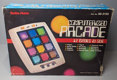 vintage Computerized Arcade with box instructions 70's 80's Radio Shack TANDY-12 | eBay
