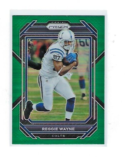 2022 Panini Prizm Reggie Wayne Green Prizm #130 Indianapolis Colts NFL Football | eBay