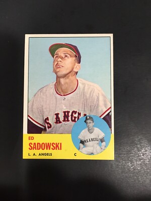 1963 TOPPS ED SADOWSKI, #527, NM/MT (Free Shipping On Any 3!) | eBay