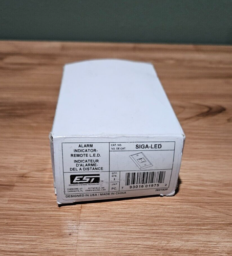 Edwards EST SIGA-LED Remote LED Fire Alarm Indicator White New In Box ...