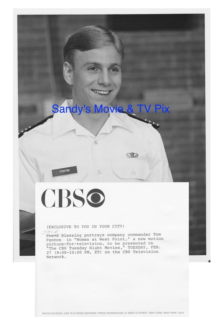 JACK BLESSING Terrific Original TV Photo WOMEN AT WEST POINT | eBay