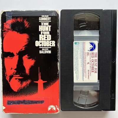 Hunt for Red October VHS Tape Sean Connery Alec Baldwin | eBay