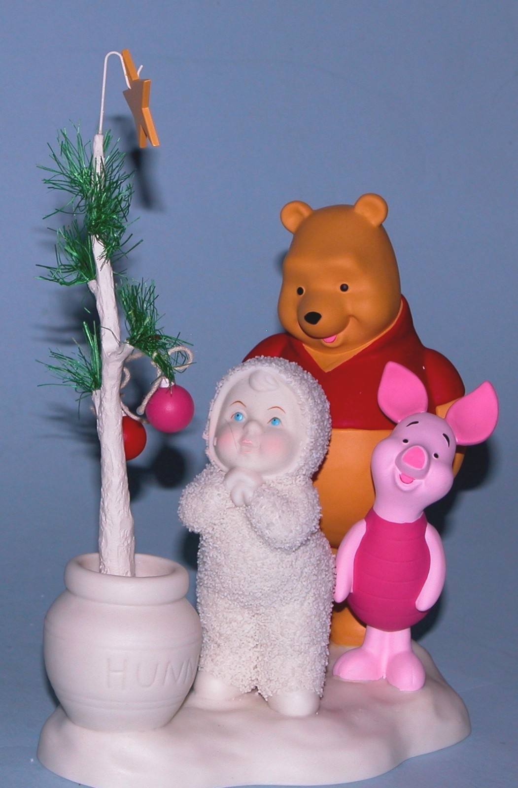 Dept 56 Snowbabies "Pooh Hunny Tree" 69803 friendship 2004 NIB Piglet ...