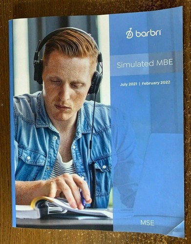 2021 ~ 2022 BARBRI Bar Exam Review SIMULATED MBE MSE Prep Book *CLEAN ...