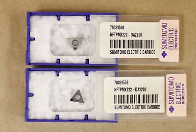 2 Sumitomo NFTPMX222 DA2200 PCD Tipped Carbide Inserts NF-TPMT110308 ...