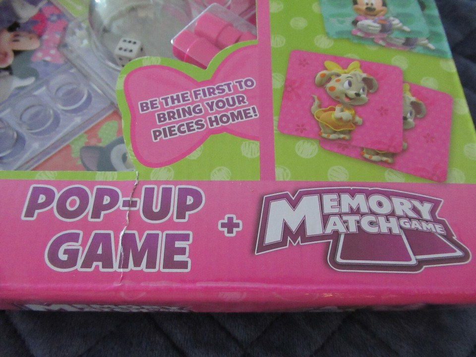 Disney Minnie Mouse Pop-Up Game & Memory Match Game-72 Memory Match ...
