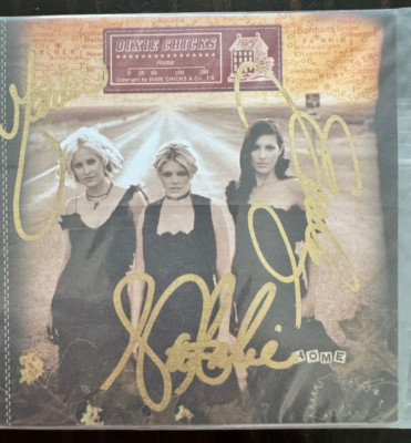 Dixie Chicks "Home" Autographed / Signed CD Booklet by all 3 Artists | eBay