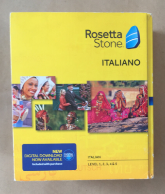 Rosetta Stone Italian Level 1 5 Set Rosetta Stone Spanish (Latin
