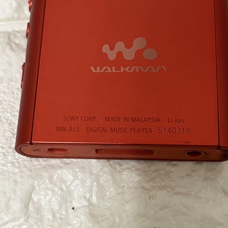 Sony NW-A55 Walkman Red Digital Audio Player MP3 Bluetooth English ...