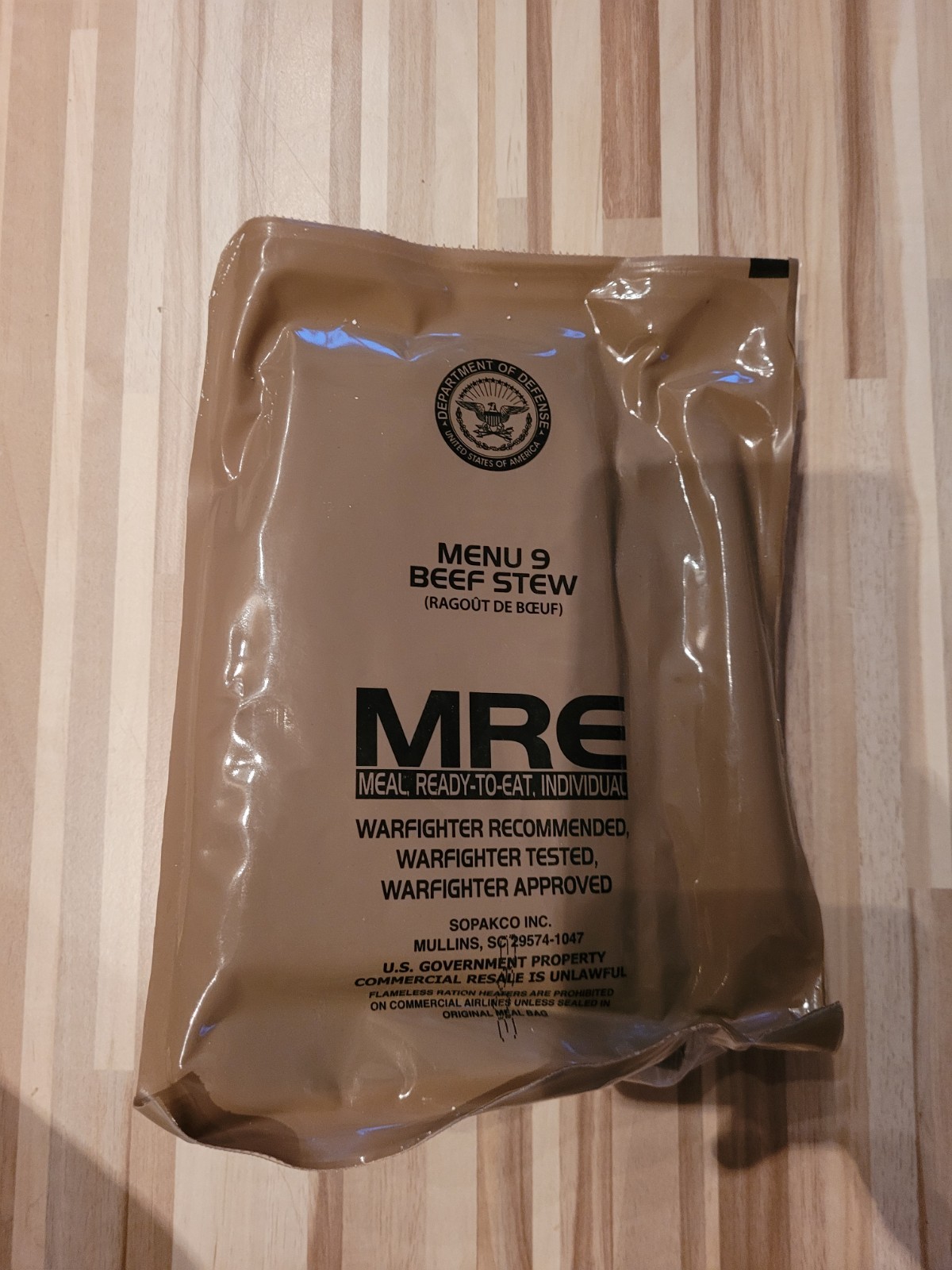 MRE Menu 9 - Beef Stew | eBay.de