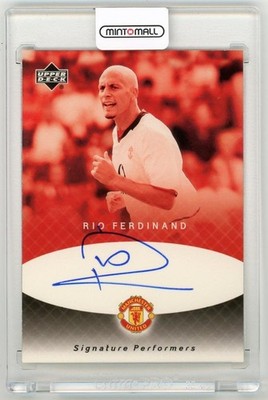 2002 Upper Deck Manchester United Rio Ferdinand Signature Performers ...