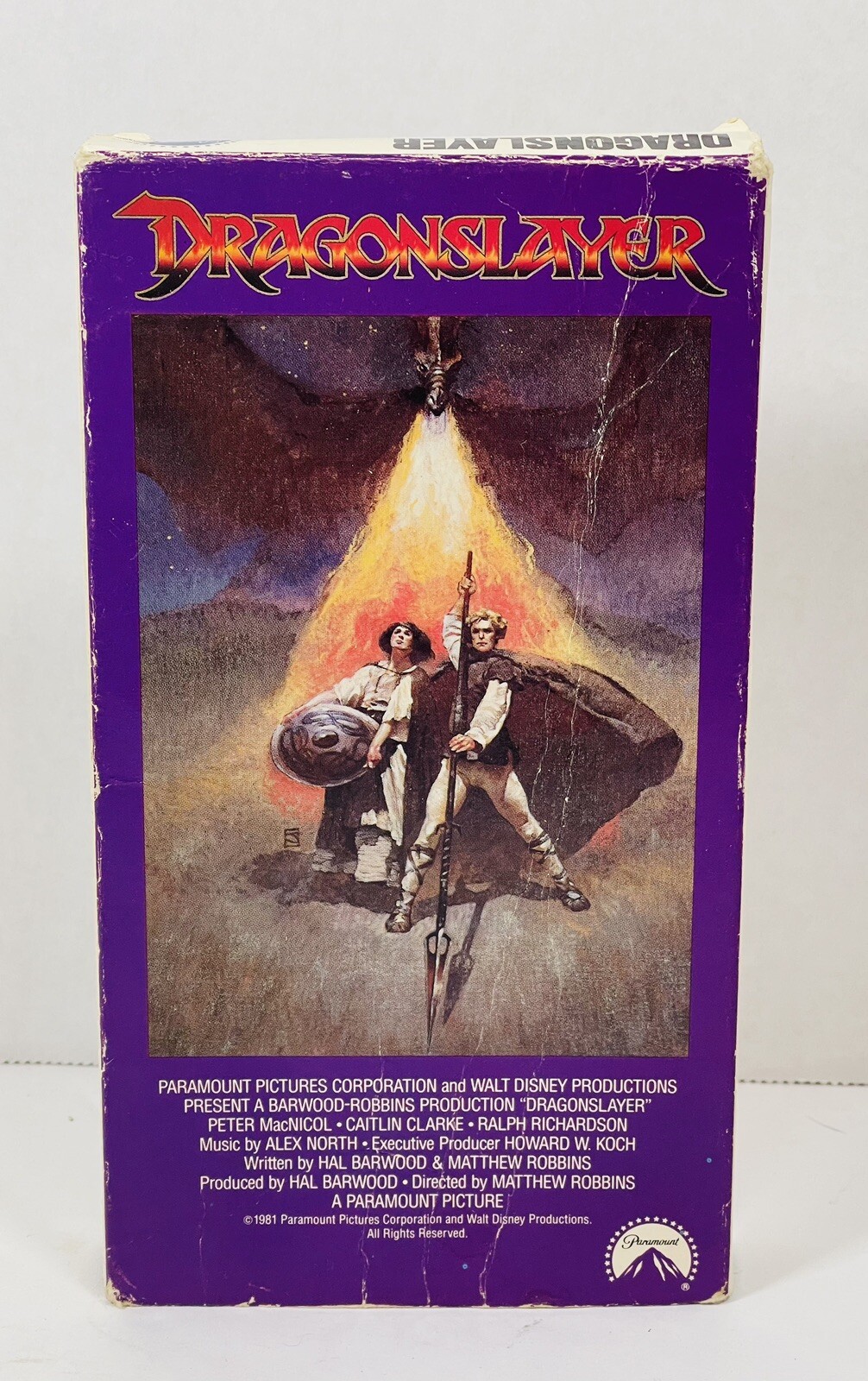 1981 Dragonslayer (Fantasy VHS) Peter MacNicol Paramount Pictures Sci ...