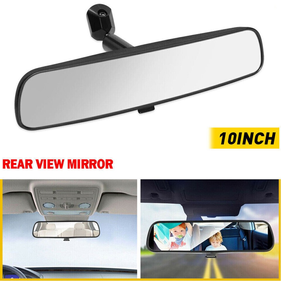 10 Inch Rear View Mirror Black Auto Inner Mirror Easy To Install Car ...