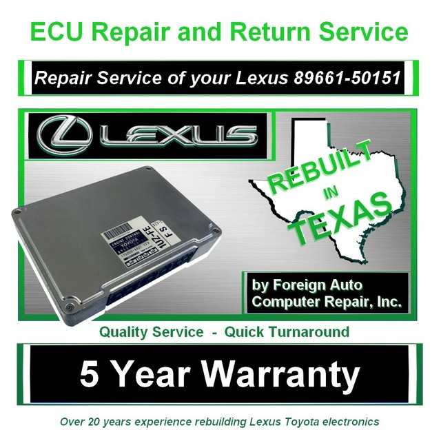 93-94 Lexus Ls400 Engine Computer Control Module Unit ECU ECM PCM 89661 ...