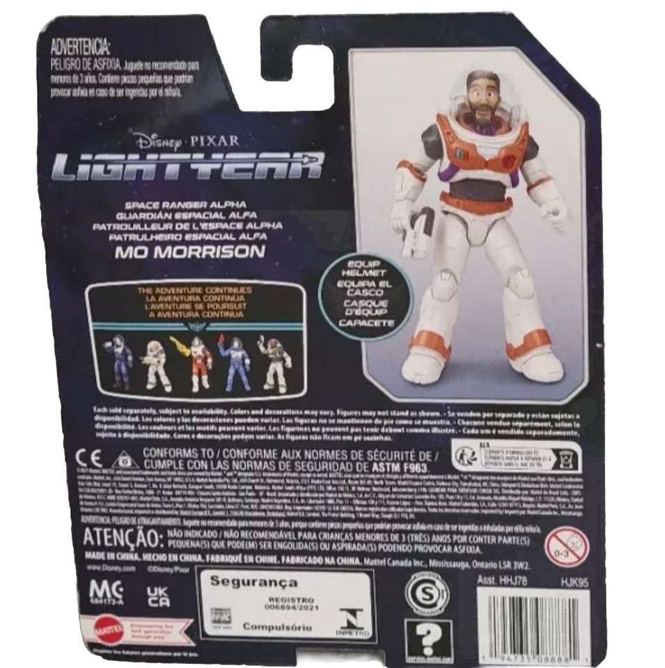 Mattel Disney Pixar Lightyear Space Ranger Alpha Mo Morrison | eBay