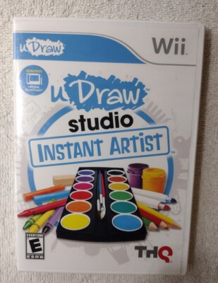 u Draw Studio Instant Artist (Nintendo Wii, 2011) Original Case With ...