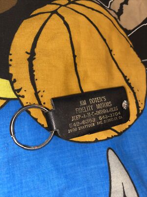 Vtg Honda Promo Key Ring jim dotens dealership jeep AMC oldsmobile ...
