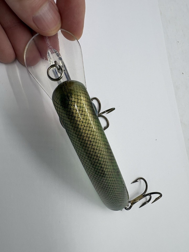 5.5” Llungen Lures .22 Short Green Perch Crankbait Trolling Musky Lure ...