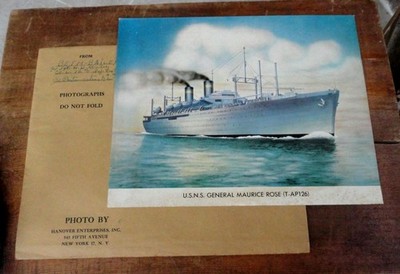 USNS GENERAL MAURICE ROSE (T-AP126) Large Print HANOVER ENTERPRISES ...