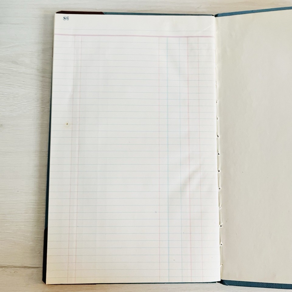 Vintage S.E. Single Entry Ledger Blank Book - Excellent Condition Un ...