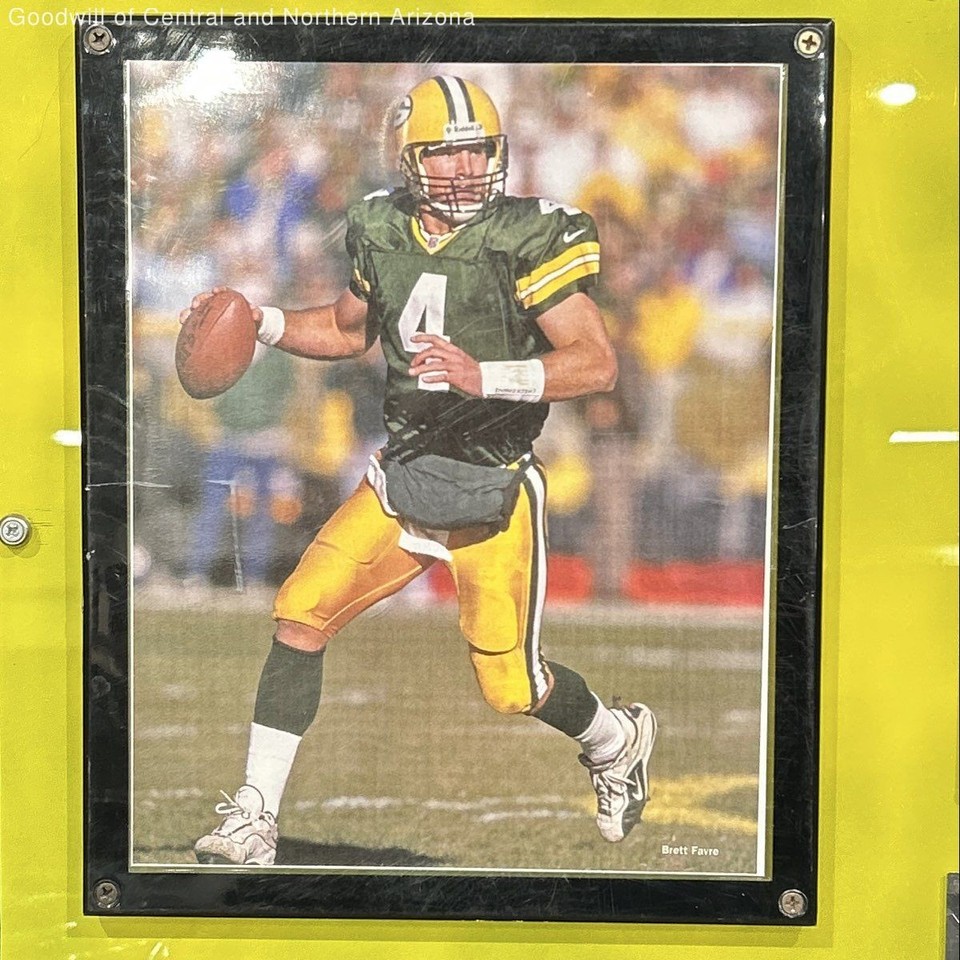 Brett Favre Green Bay Packers Photo Memorabilia & Trading Cards Display ...