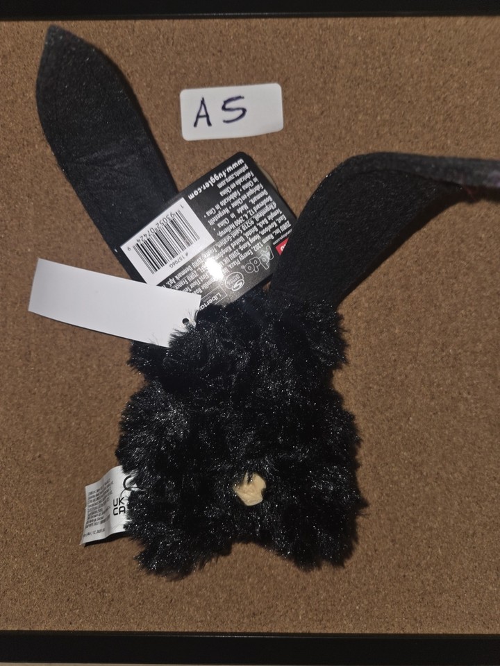 🔥 Lord Long Ears Fuggler Keychain – Black Fur Monster w/ Heart | eBay