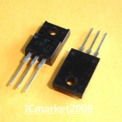 50 PCS 2SC5171 TO-220F C5171 Silicon NPN Power Amplifier Applications ...