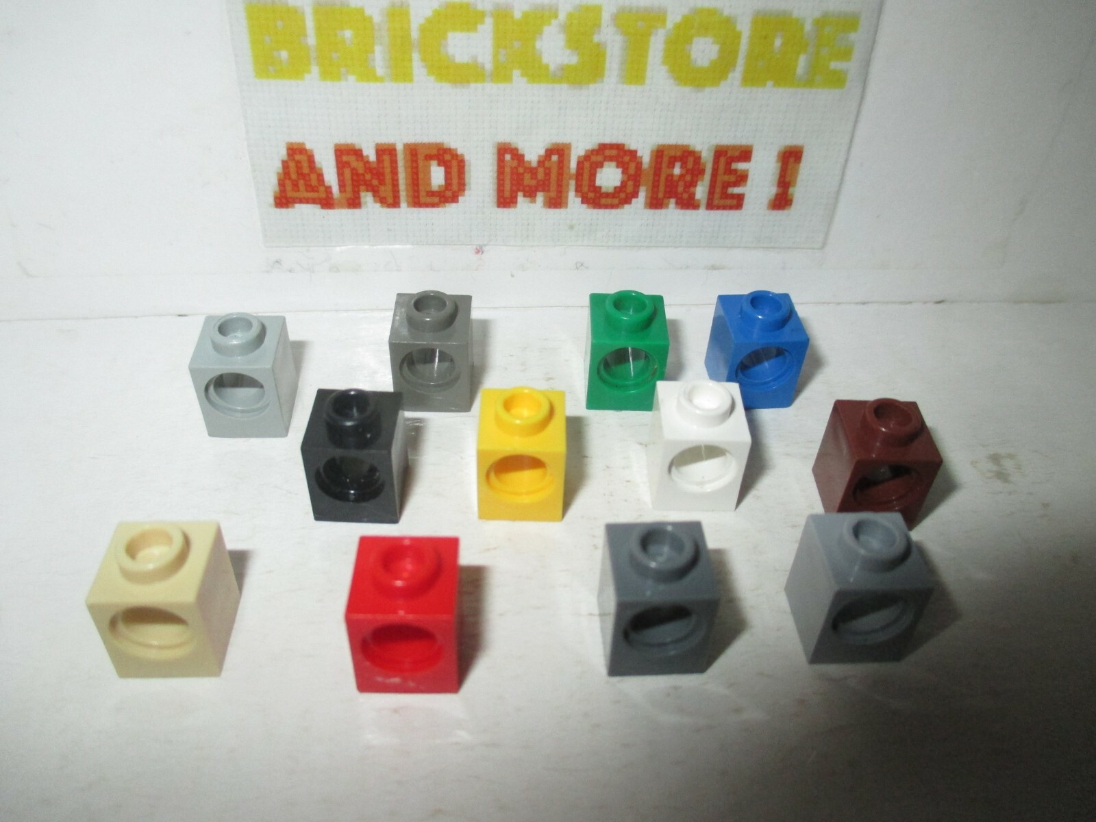 Lego - Brick Brique 1x1 Technic Hole 6541 - Choose Color & Quantity | eBay