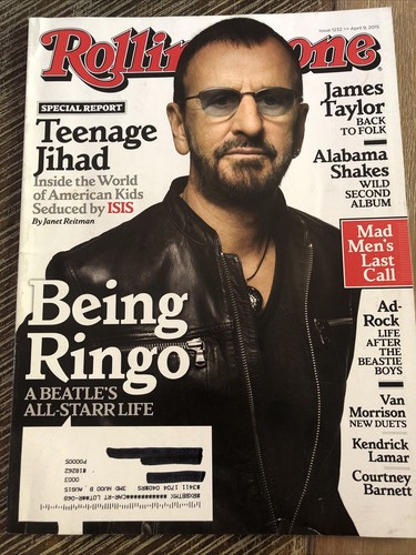 Rolling Stone ~ Issue 1232 ~ April 9, 2015 Being Ringo (Starr), James Taylor | eBay