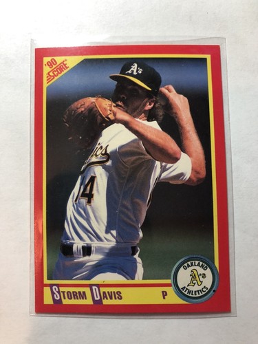 2023 TOPPS #266 Storm Davis, Oakland Athletics, near mint condition | eBay