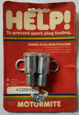 Help 42004 14mm Long Reach Spark Plug Adapters w/ Gaskets Set of 2 | eBay