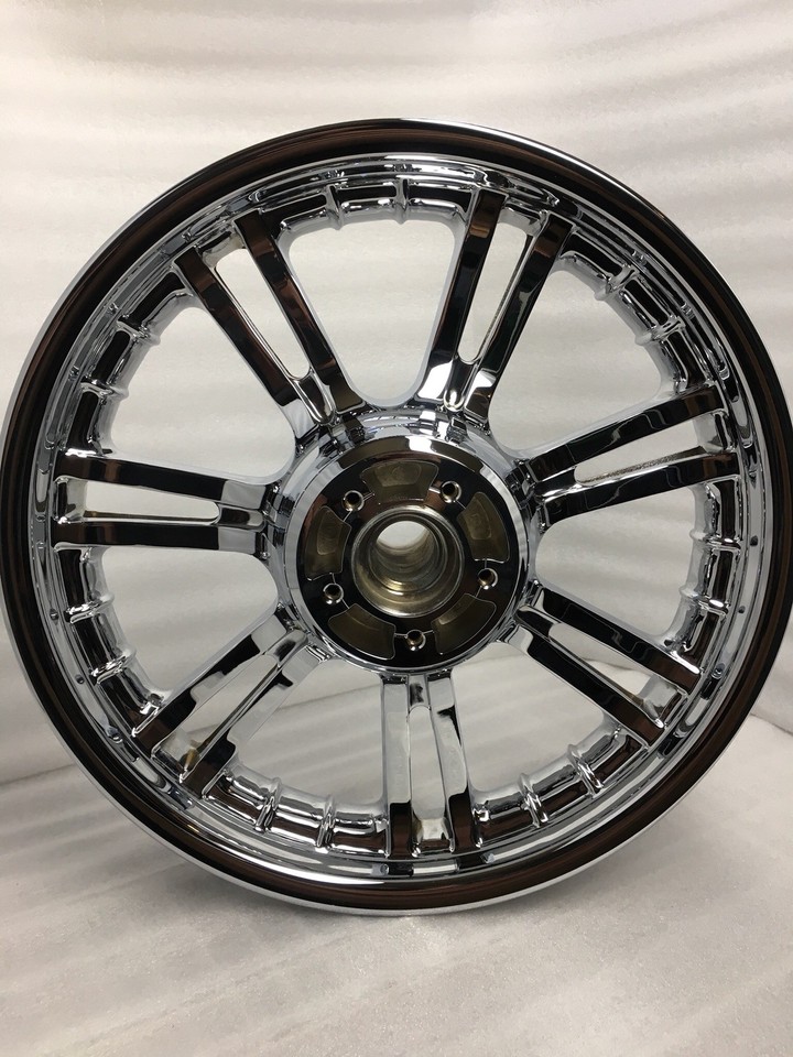 Harley Davidson FLHTCUTG Trike 2009-2022 Chrome Wheels Tri Glide Rims ...