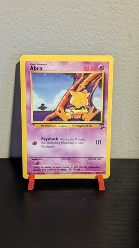 ABRA - 65/130 - Base Set 2 - Pokemon Card - NM | eBay