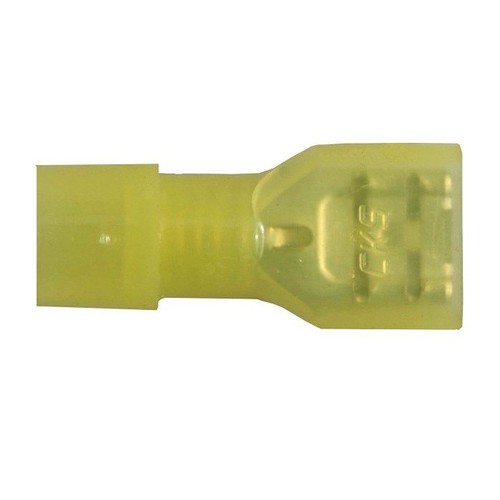 200 PCS 12-10 Gauge Nylon Female Spade Insulated Disconnect Connector ...