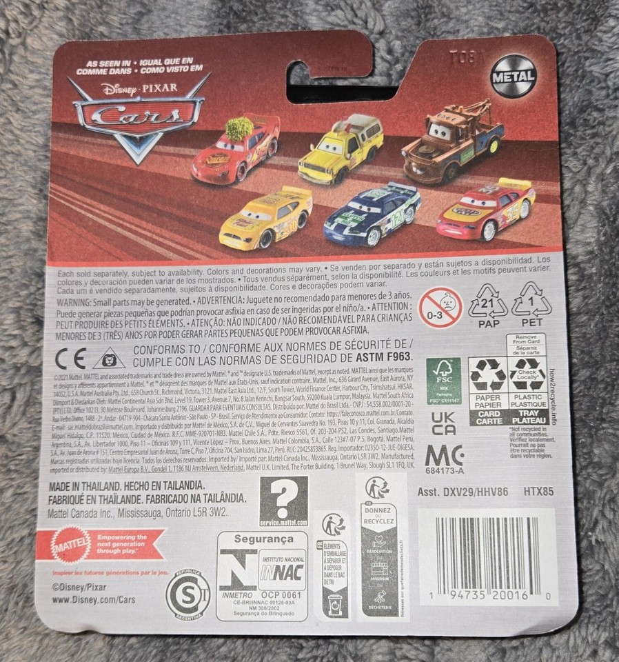 Mattel - Disney Pixar's Cars Die-Cast - CACTUS LIGHTNING MCQUEEN [HTX85 ...