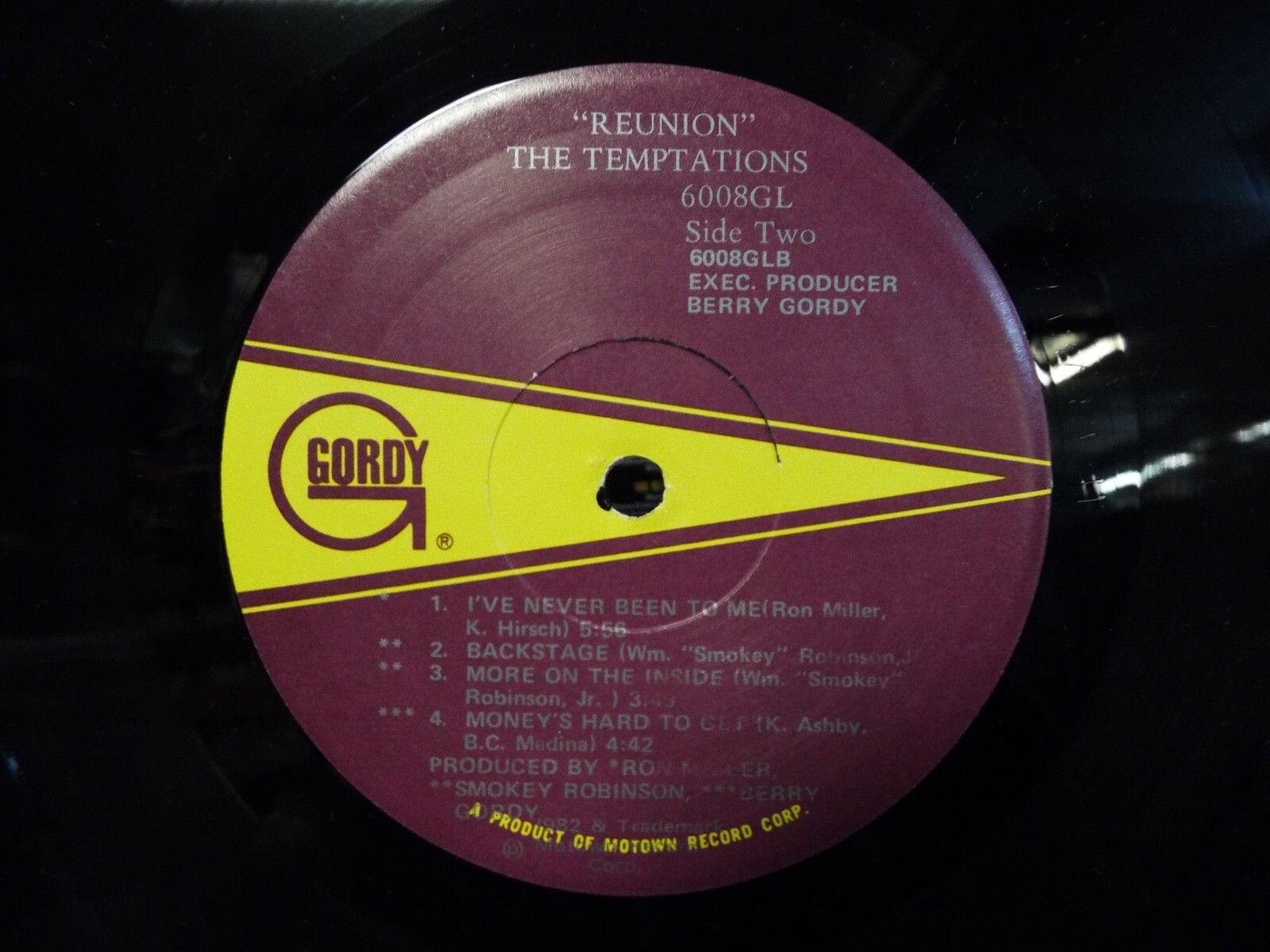 THE TEMPTATIONS DAVID RUFFIN REUNION 1982 LP VINYL ALBUM | eBay