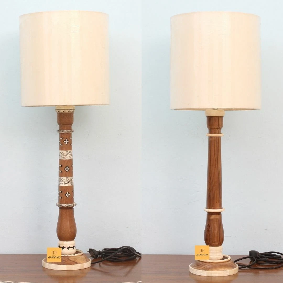 Simple Table Lamp Wood