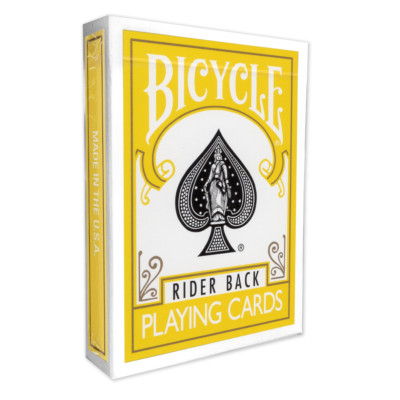 Yellow Backed Bicycle Playing Cards / Deck - Genuine Standard + 2 Gaff ...