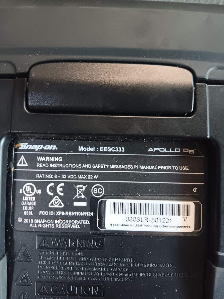 Snap-on APOLLO D8 Diagnostic Scan Tool W/case 100th Year Edition. | eBay