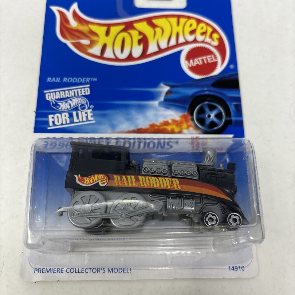 1996 Hot Wheels International RAIL RODDER 5/12 Black Gray-Variant Malay ...