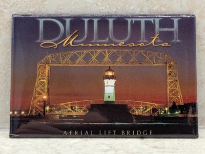 (250) Duluth, Minnesota Rectangle Metal Button Magnet Souvenir 2" x 3 ...