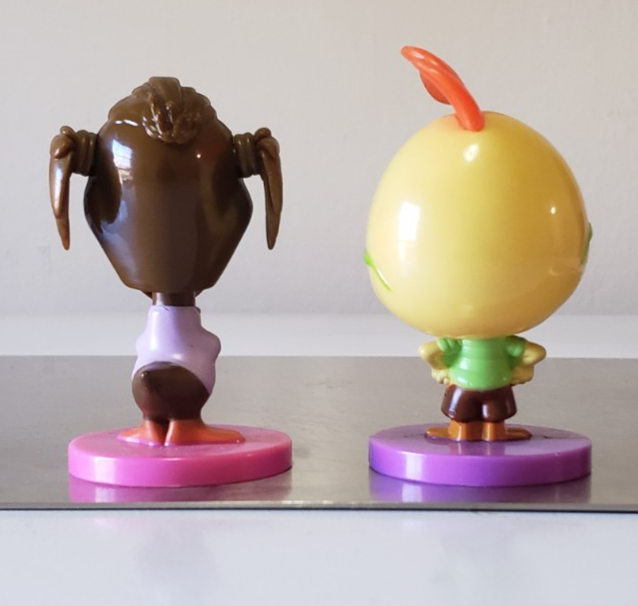 Vintage Kellogg's Chicken Little BobbleHead's, Abby Mallard & Chicken ...