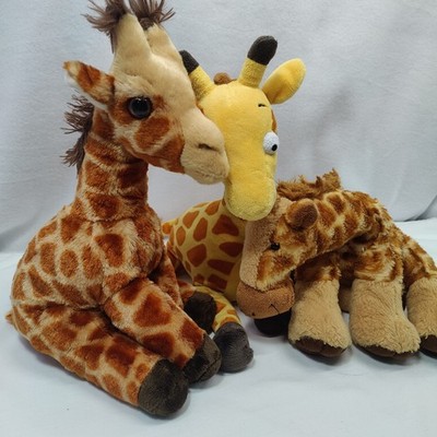 3 Giraffe Plush Lot Mixed Brands Stuffed Animals Zoo Safari Kids Toys ...