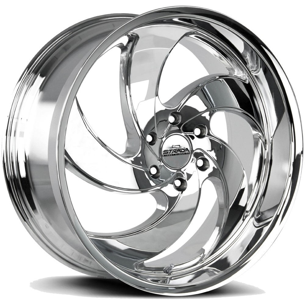 (Set of 4) Strada C05 Retro 5 20x8.5 5x120 +35mm Chrome Wheels Rims 20 ...