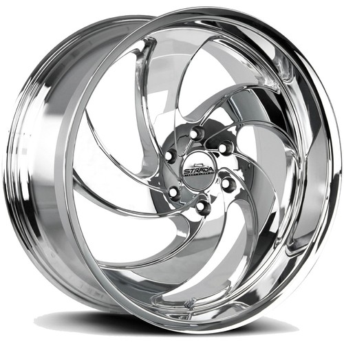 (Set of 4) Strada C05 Retro 5 20x8.5 5x120 +35mm Chrome Wheels Rims 20 ...