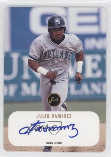 2000 Just Minors Die-Cut Auto Just Imagine /200 Julio Ramirez #DC-17 ...