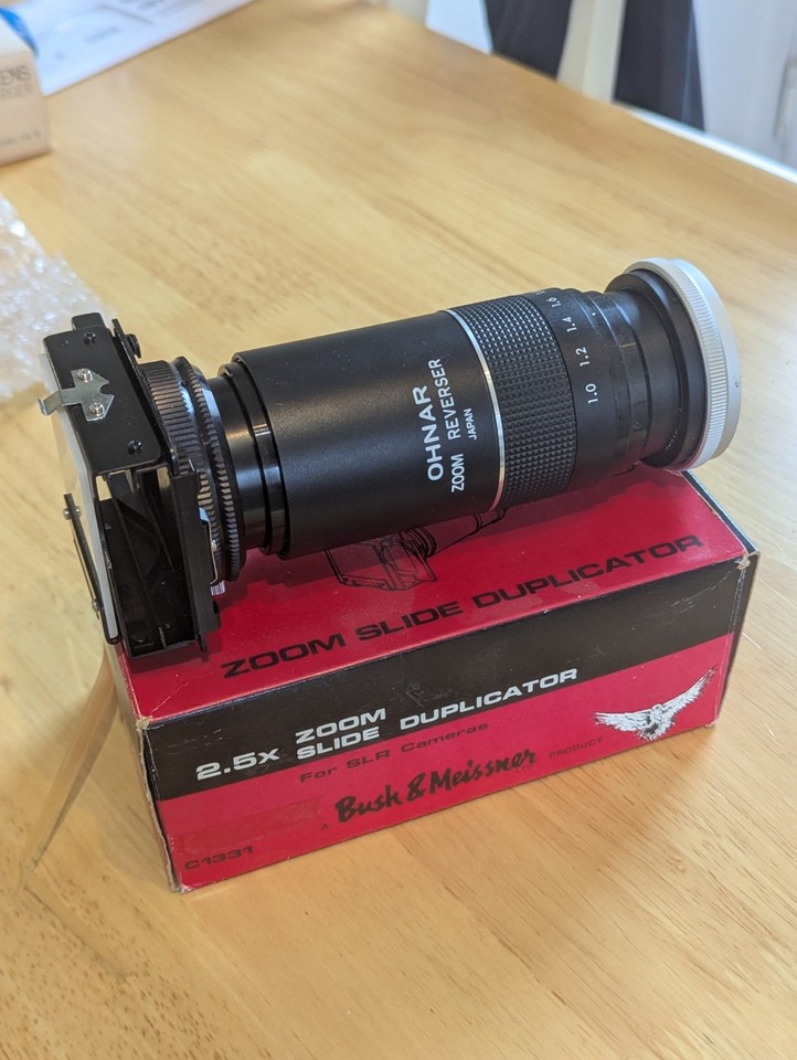 OHNAR Zoom Slide Duplicator Canon Mount | eBay UK