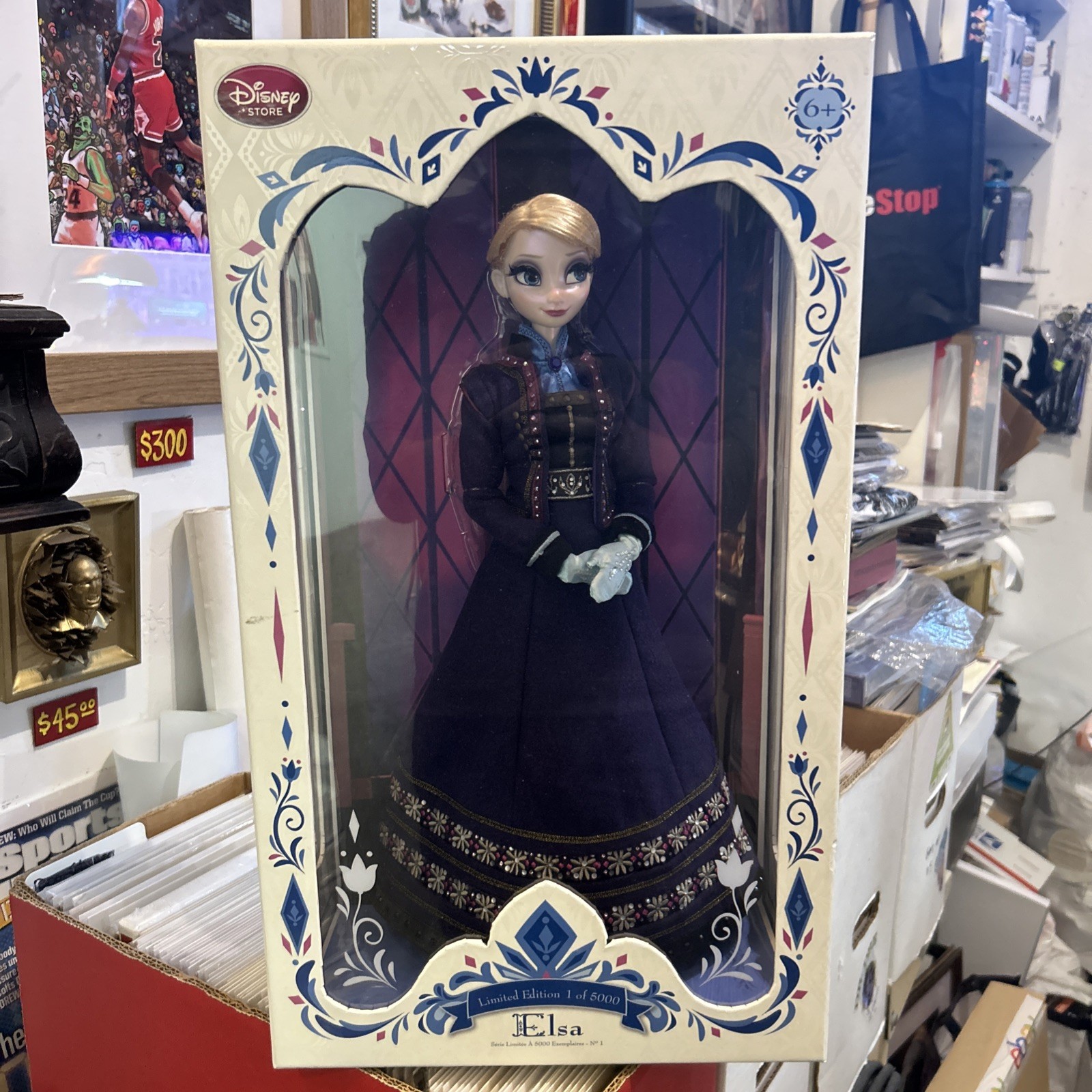 Disney Limited Edition Regal Elsa Doll NRFB 1 of 5000 Frozen Anna ...