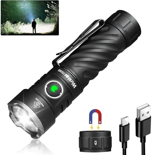 TS26S Small Powerful Flashlight,3100 High Lumens Rechargeable LED ...